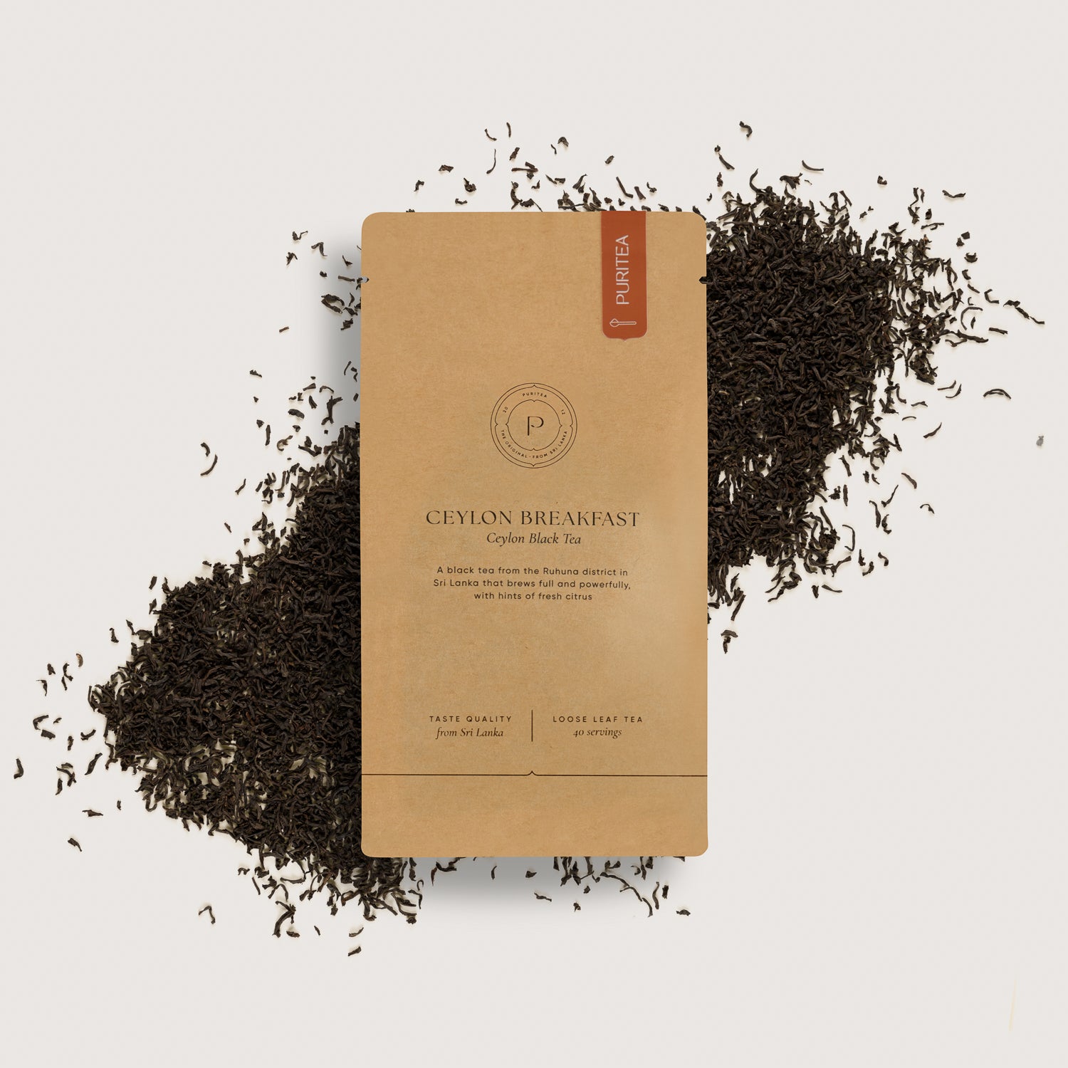 Ceylon Breakfast - Losse thee in navulverpakking – PURITEA